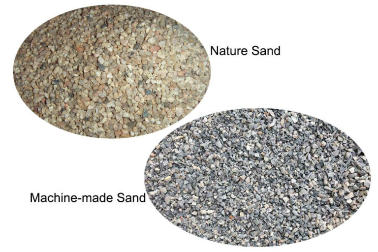Sable fabriqué à la machine VS sable naturel - JXSC