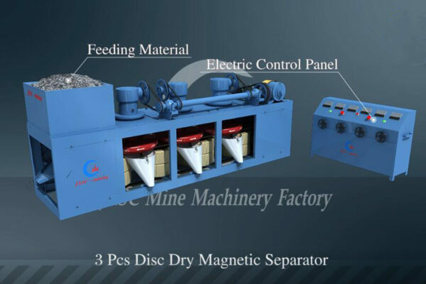 Three Disc Dry Magnetic Separators - JXSC